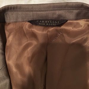 Caravelli | Suits & Blazers | Caravelli Tan Classic 2 Button Suit ...